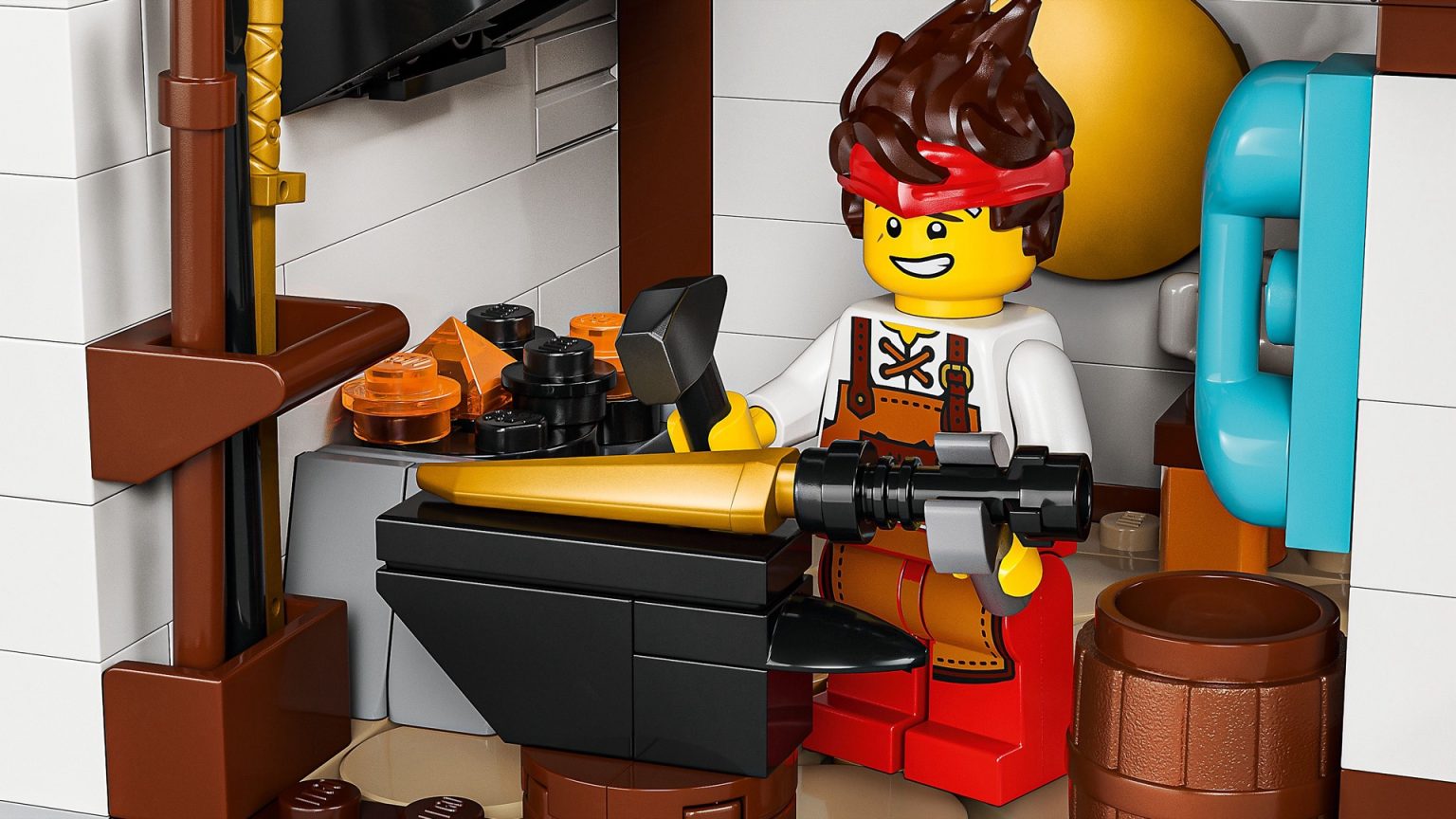 LEGO NINJAGO reveals 71858 Four Weapons Blacksmith anniversary set