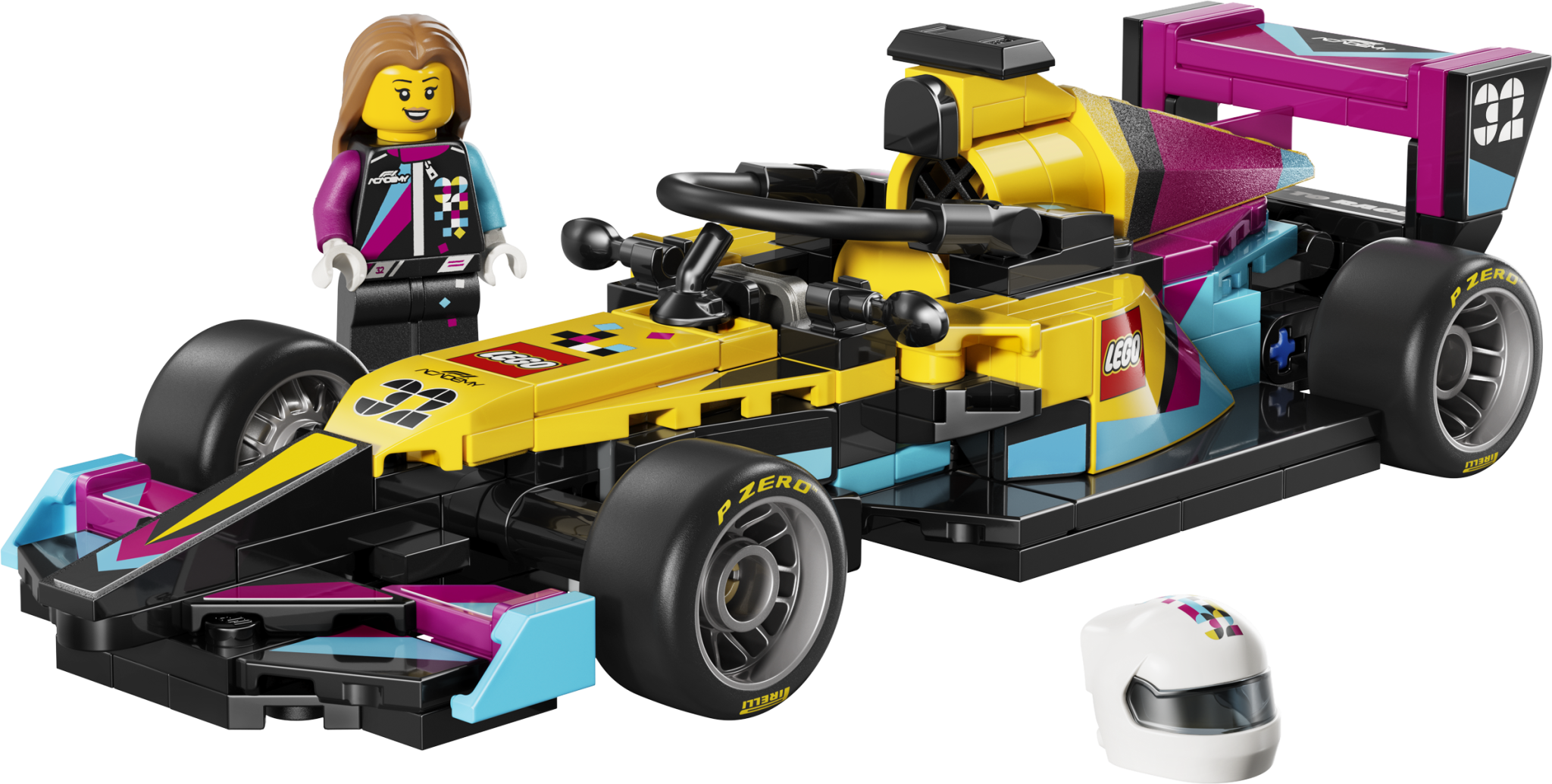 It's a good thing the LEGO F1 Academy car can be rebuilt
