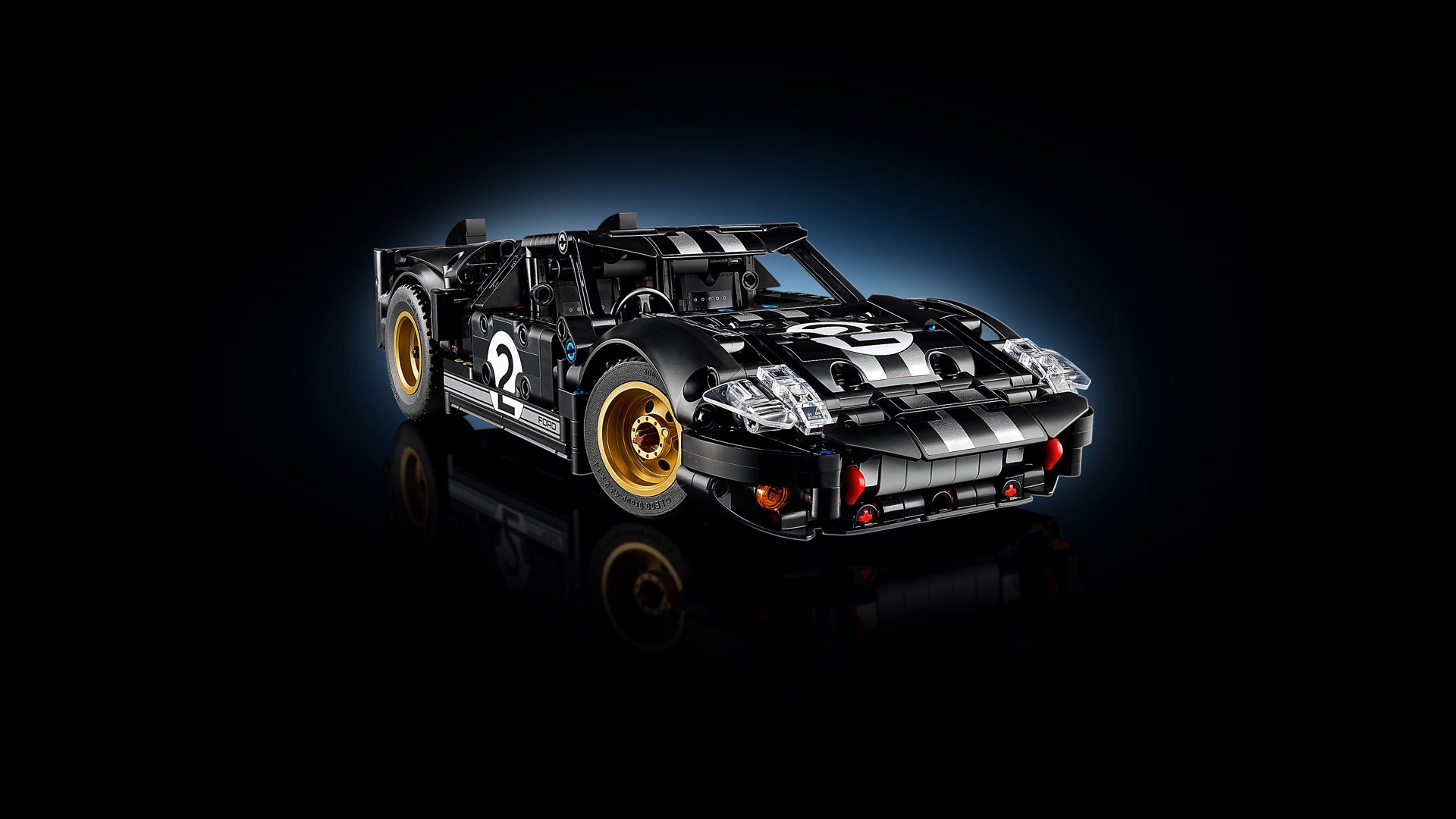 LEGO Technic 42223 1966 Ford GT40 MKII races into view
