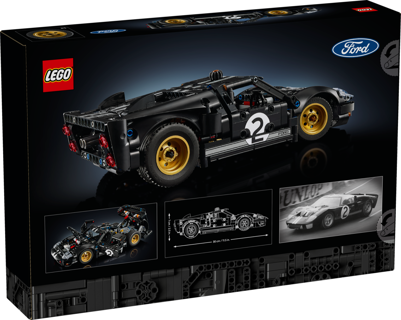 LEGO Technic 42223 1966 Ford GT40 MKII races into view