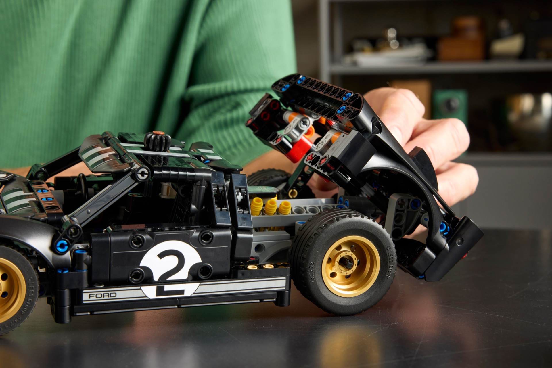 LEGO Technic 42223 1966 Ford GT40 MKII races into view