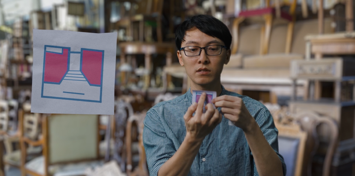 LEGO modular building's sketches reveal hidden geometry