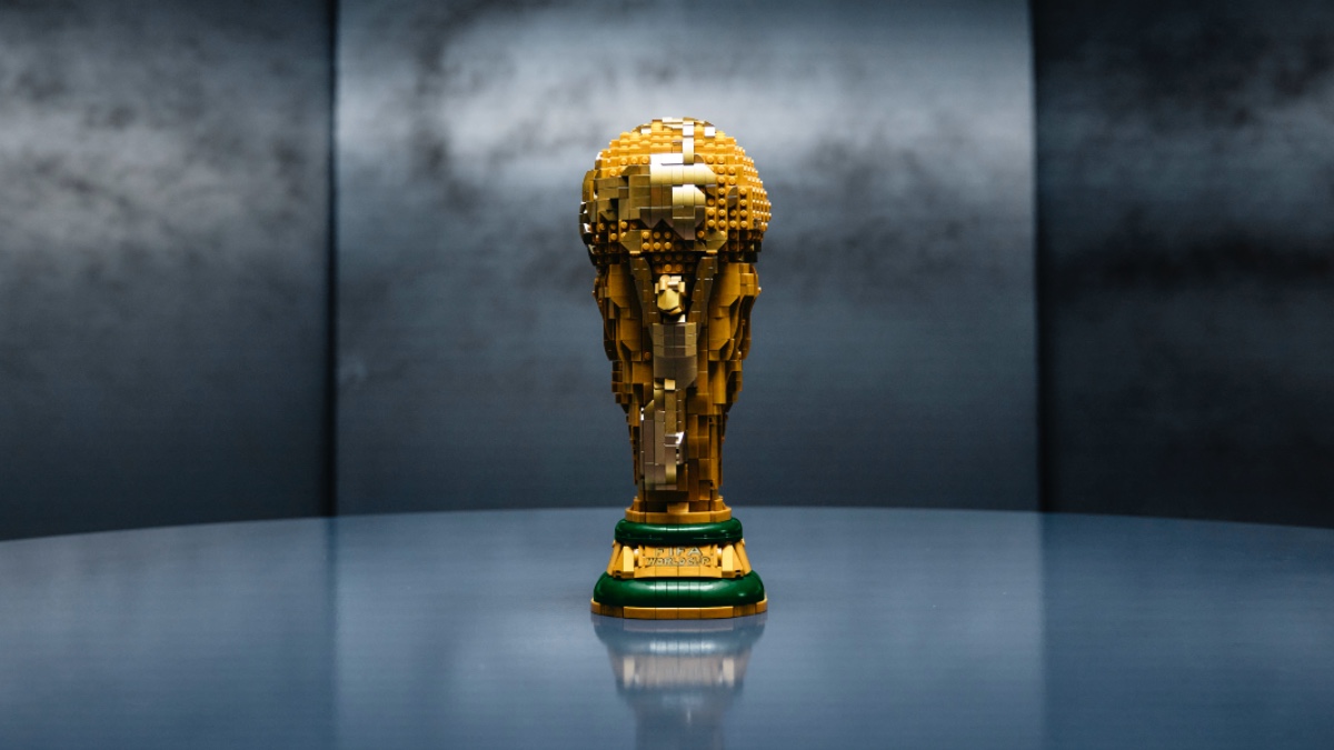 LEGO World Cup Trophy draws attention of football legends