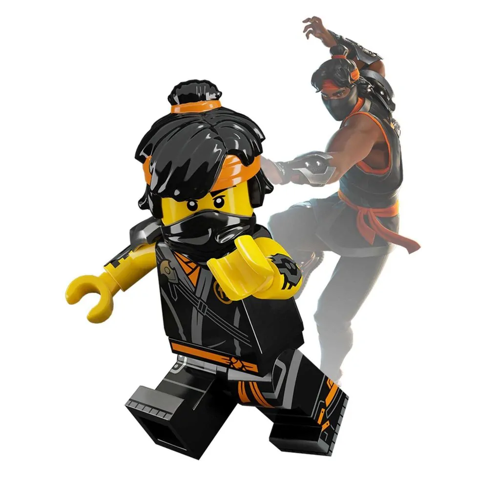 LEGO Fortnite breaks the illusion with real NINJAGO ninja
