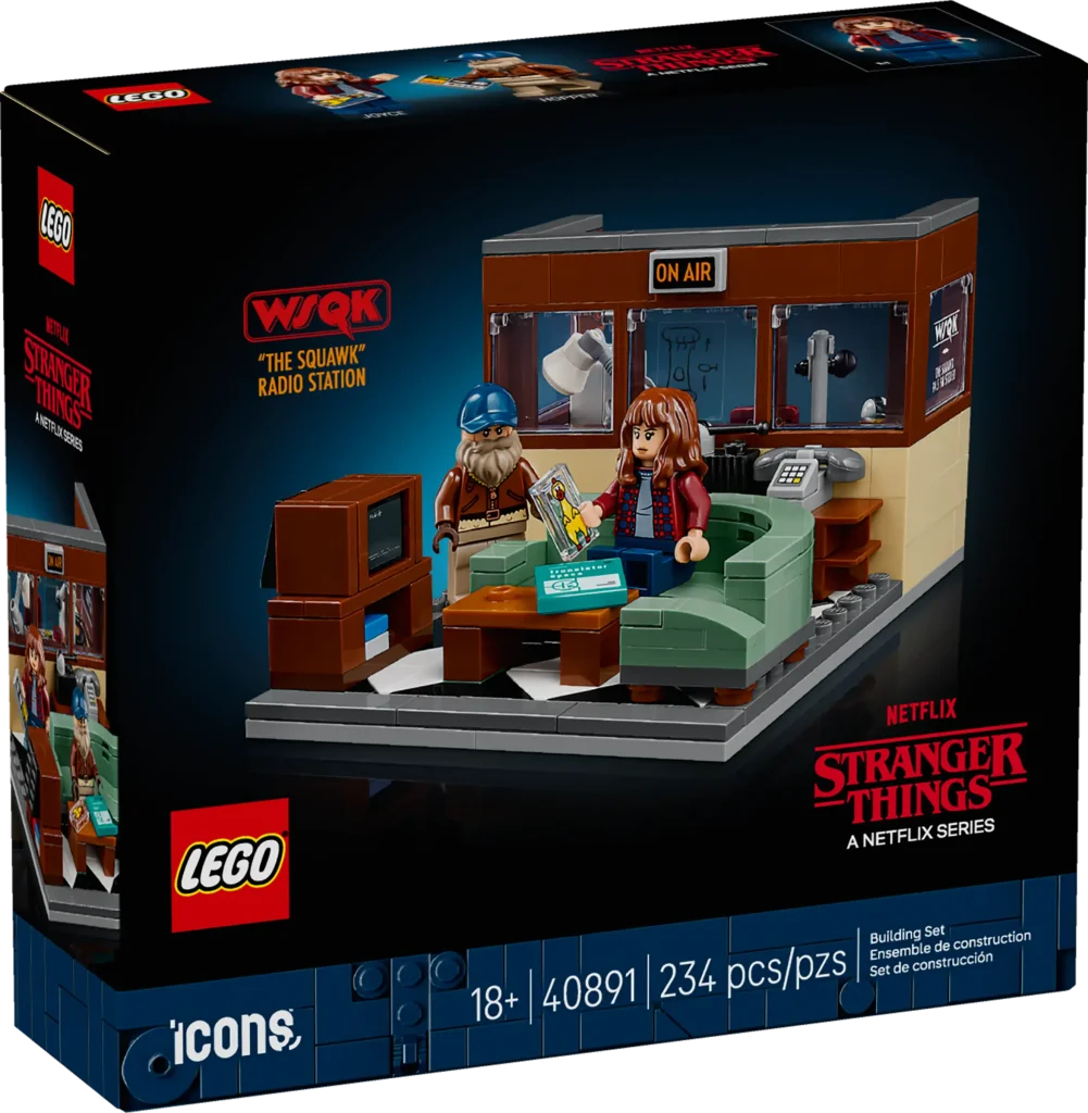 LEGO Stranger Things: WSQK Radio Station GWP revealed
