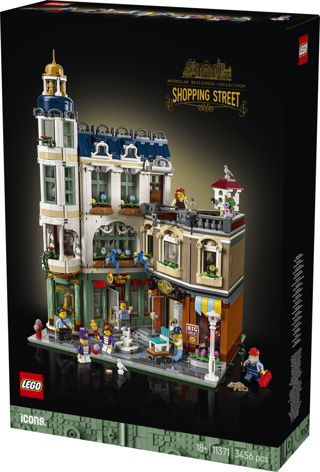 LEGO 2026 modular building revealed: 11371 Shopping Street