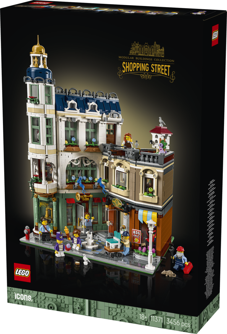 LEGO 2026 modular building revealed: 11371 Shopping Street