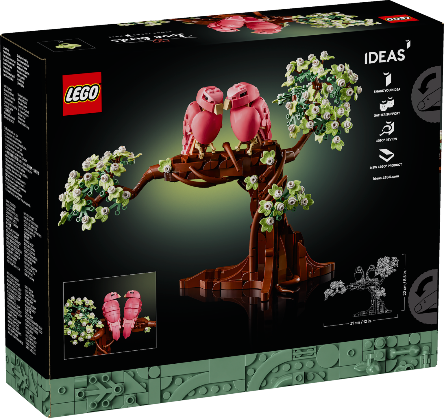 LEGO Ideas 21365 Love Birds revealed for Valentine’s Day