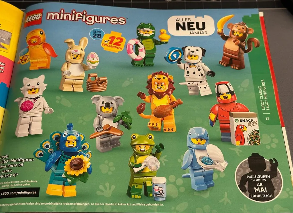 LEGO CMF series confirmed for release in May 2026