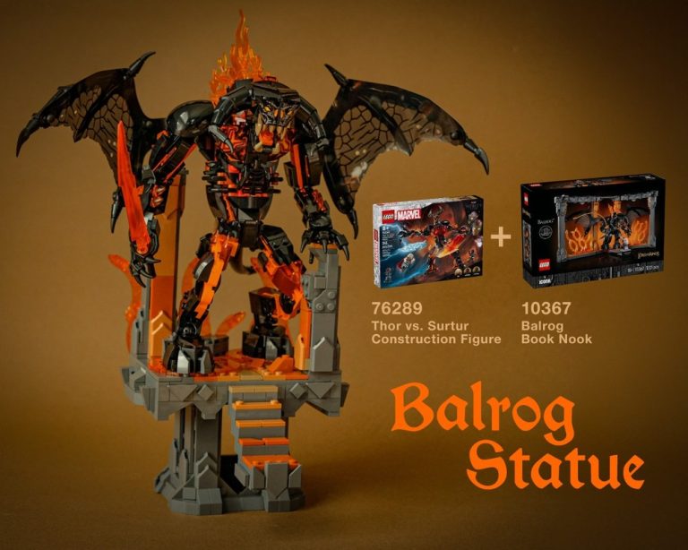 How to build a better LEGO Balrog with just two sets