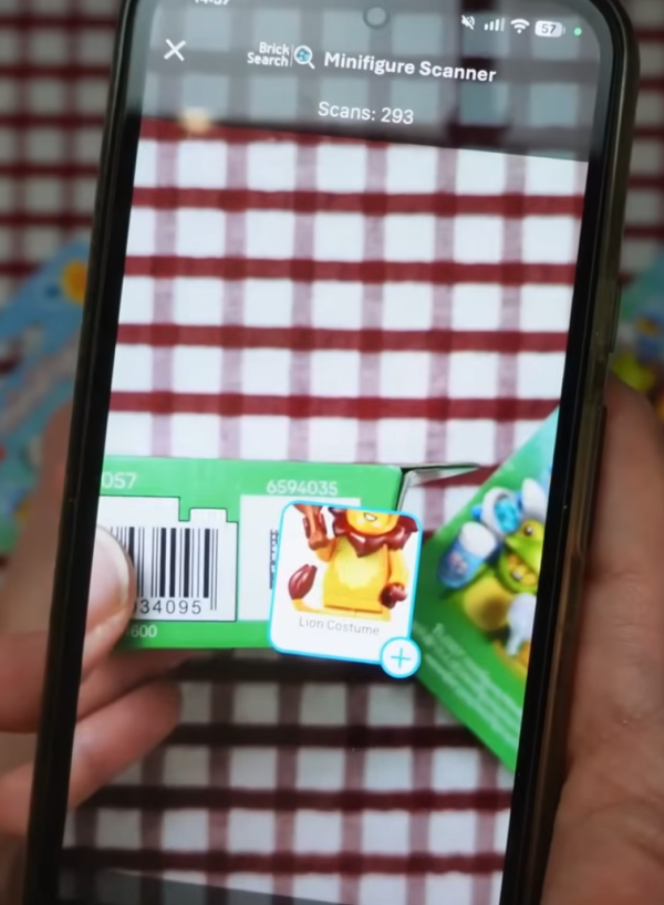 How to scan LEGO Minifigures Series 28 Animals with Brick Search