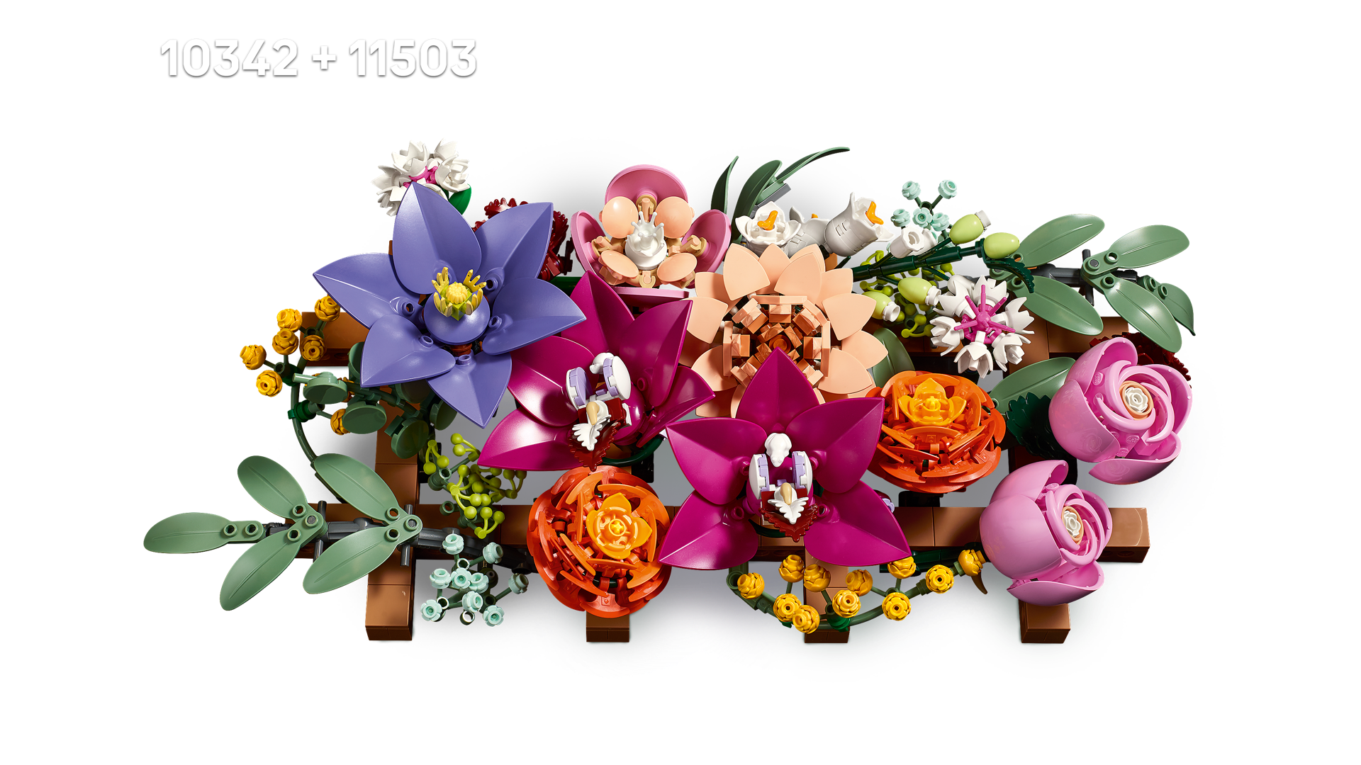 LEGO Botanicals Flower Wall blooms with customisation