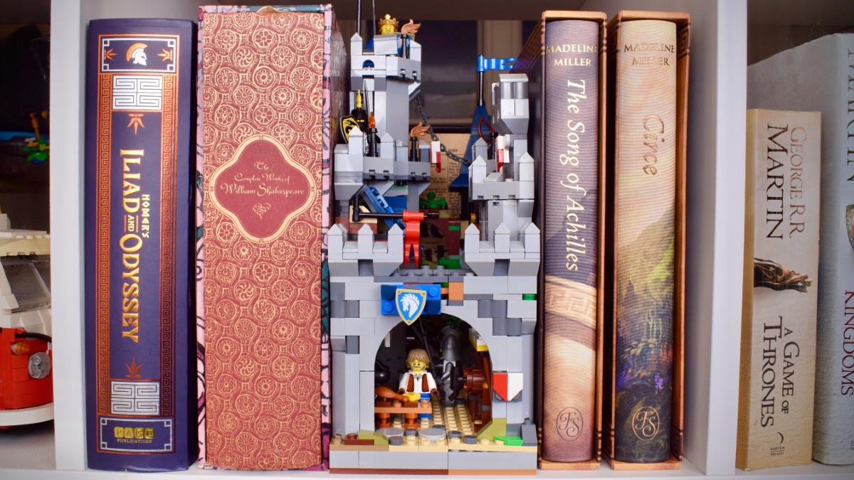 LEGO Horse Knight Castle's final form has to be a book nook