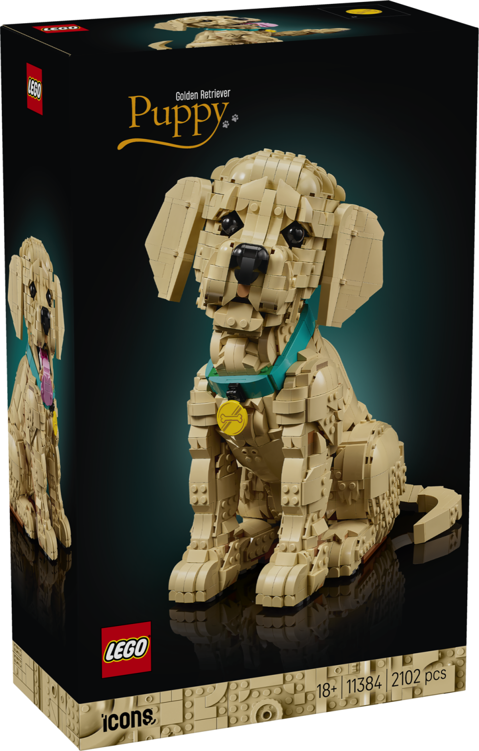 Zestaw LEGO Icons 11384 Szczeniak Golden Retriever oficjalnie ...