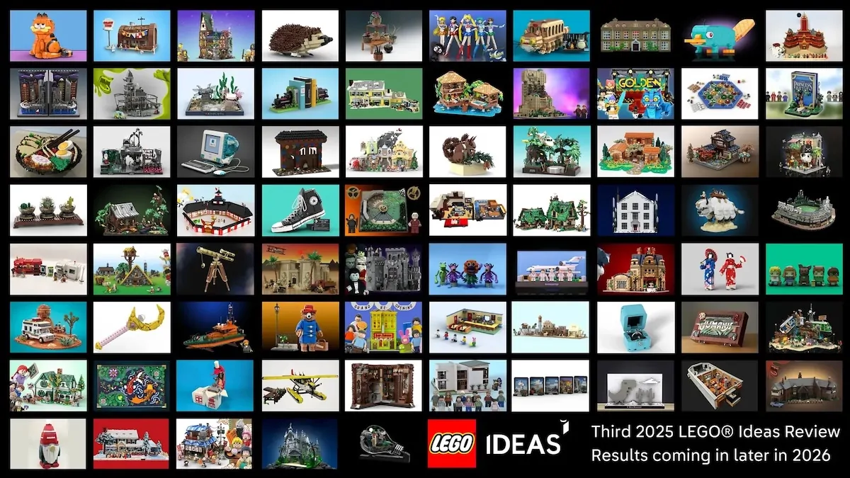 LEGO Ideas final 2025 review closes with 75 projects