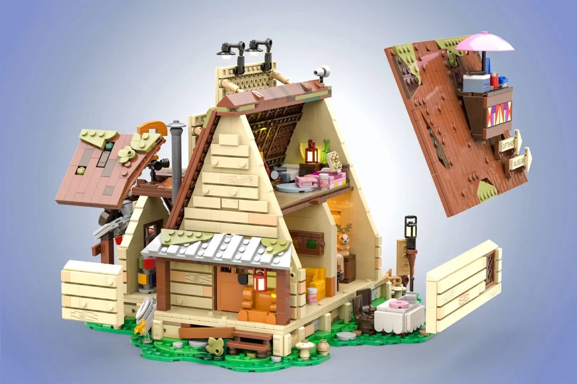Gravity Falls : La Cabane Mystérieuse fait son retour chez LEGO Ideas ...