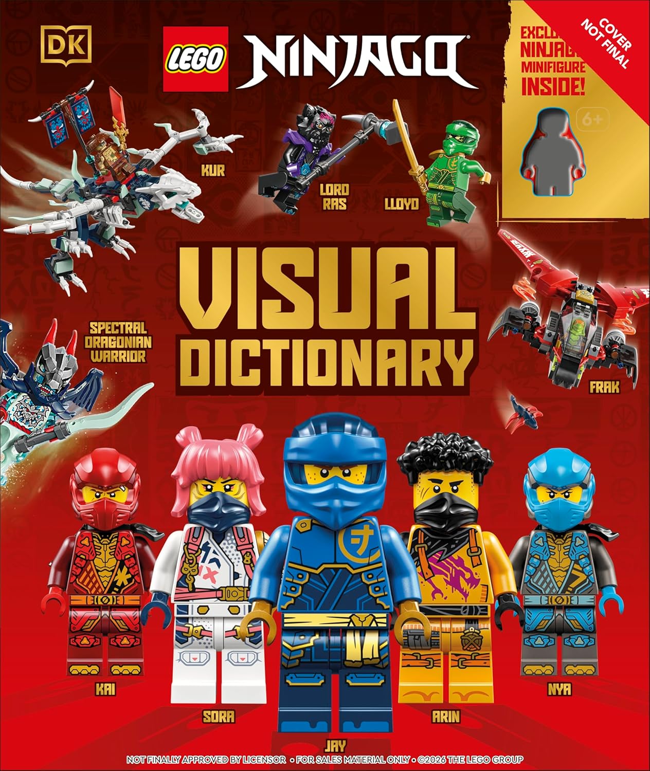 LEGO NINJAGO 2026 book with exclusive minifigure announced