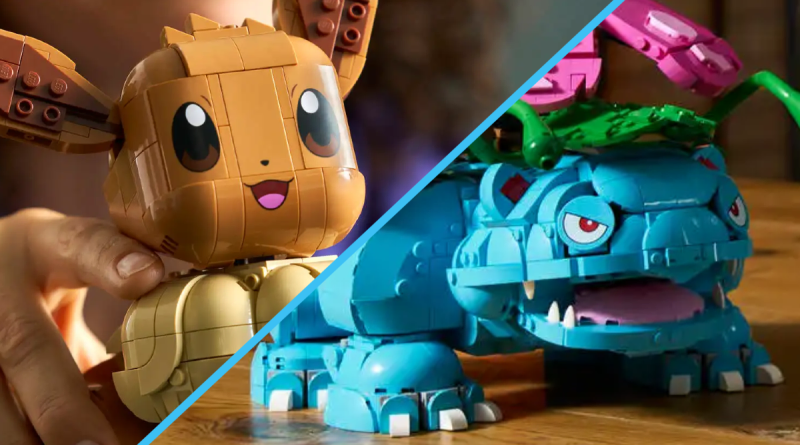 LEGO Pokémon’s faces ultimately set the scale for each build