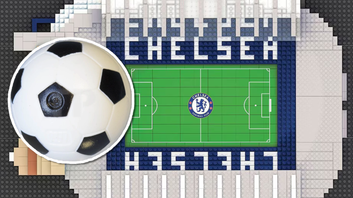 LEGO building challenge tests Chelsea players in training