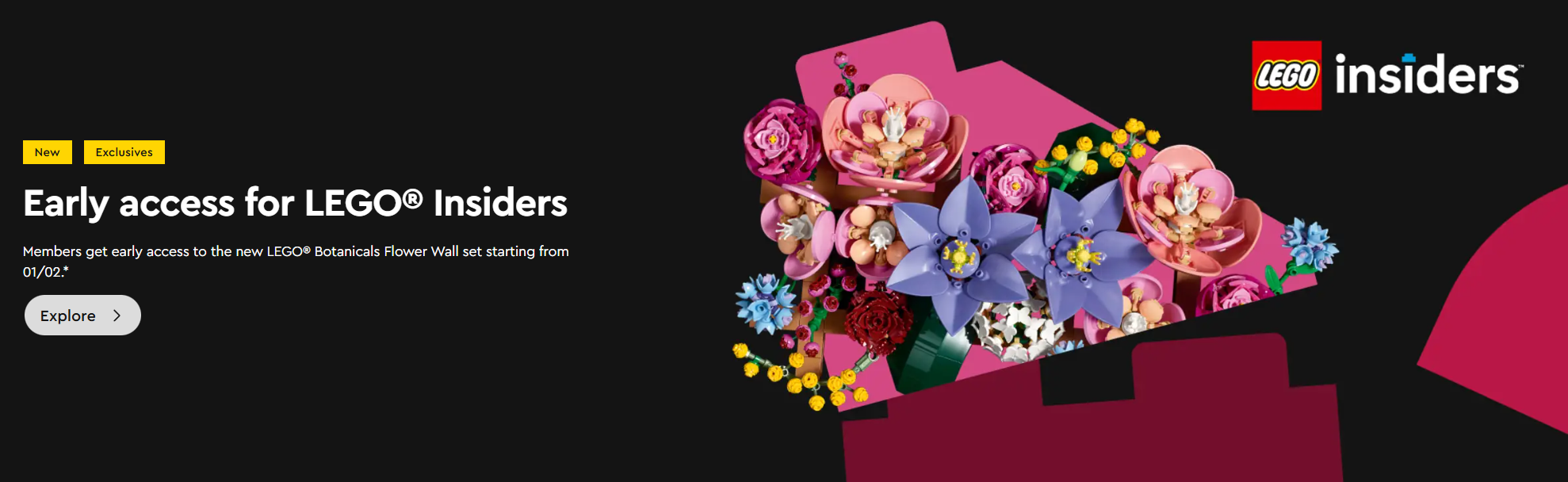 First official look at LEGO Botanicals 11503 Flower Wall