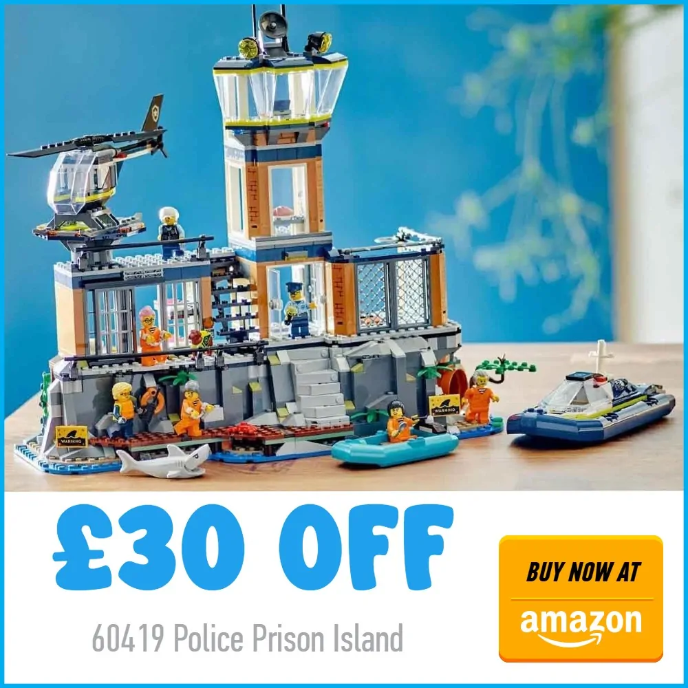 LEGO deals of the week: wall art, F1 and a prison island
