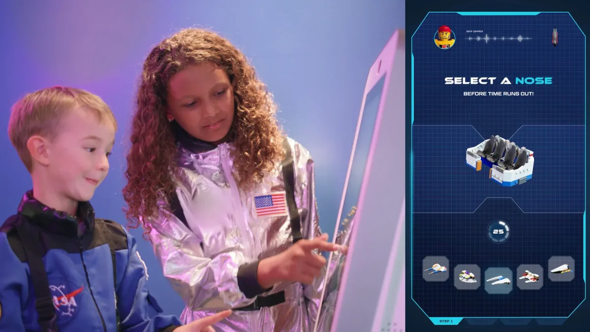 LEGO Insiders can ride the Classic Space coaster first