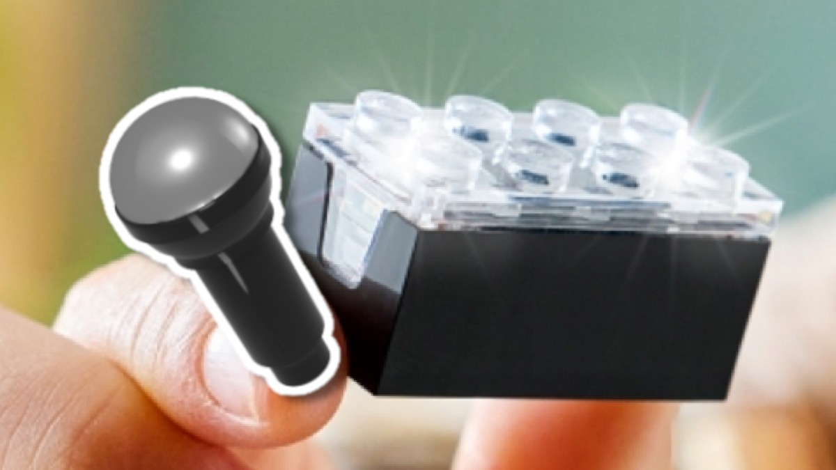 The LEGO SMART Brick has a 'built-in microphone'