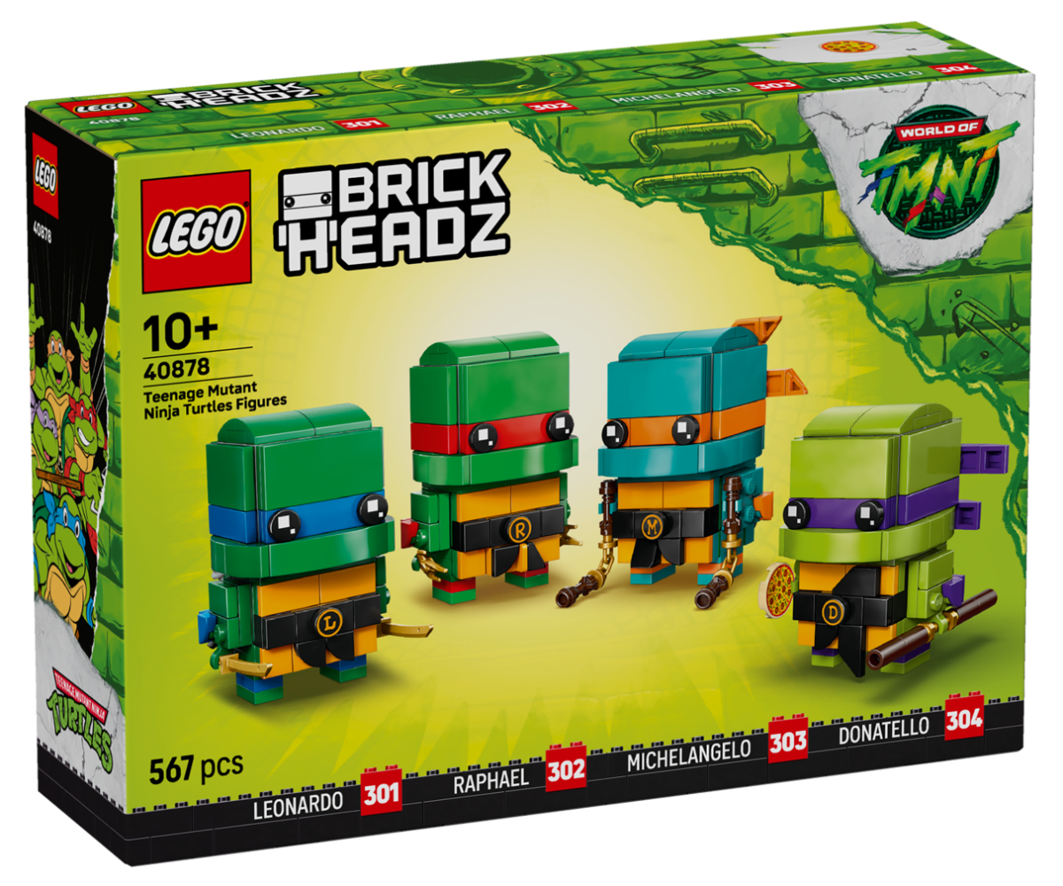 LEGO Teenage Mutant Ninja Turtles BrickHeadz revealed