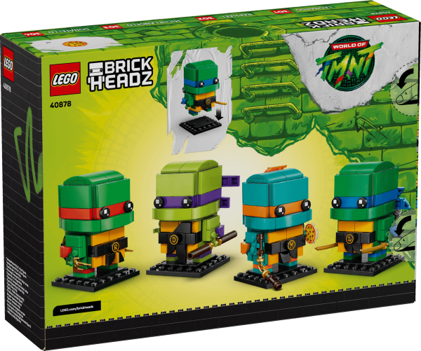 LEGO Teenage Mutant Ninja Turtles BrickHeadz revealed