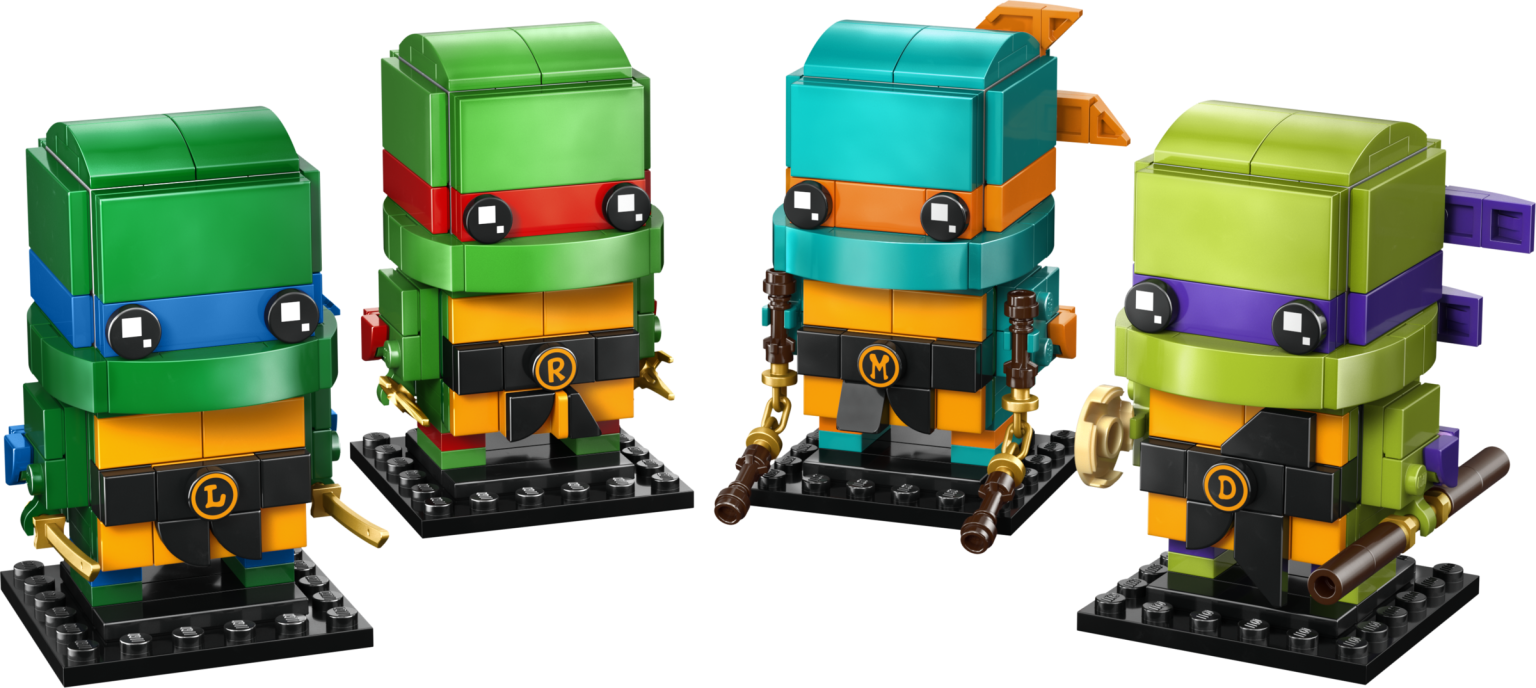 LEGO Teenage Mutant Ninja Turtles BrickHeadz revealed