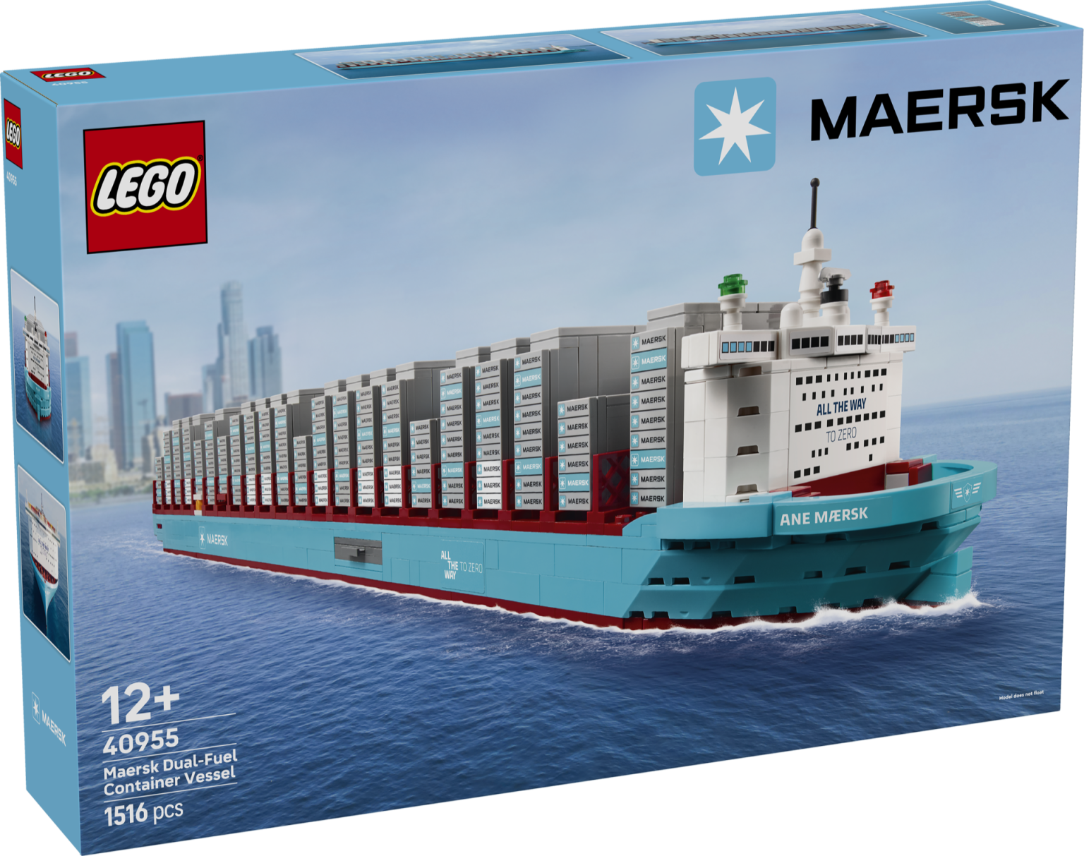 LEGO 40955 Maersk Dual-Fuel Container Vessel revealed