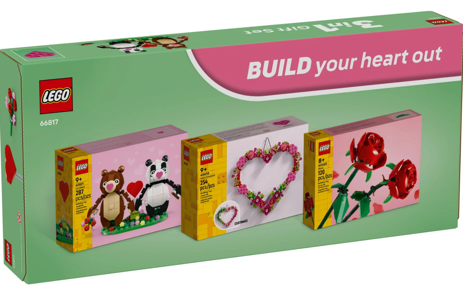 LEGO Hearts & Flowers Gift Set Walmart exclusive revealed