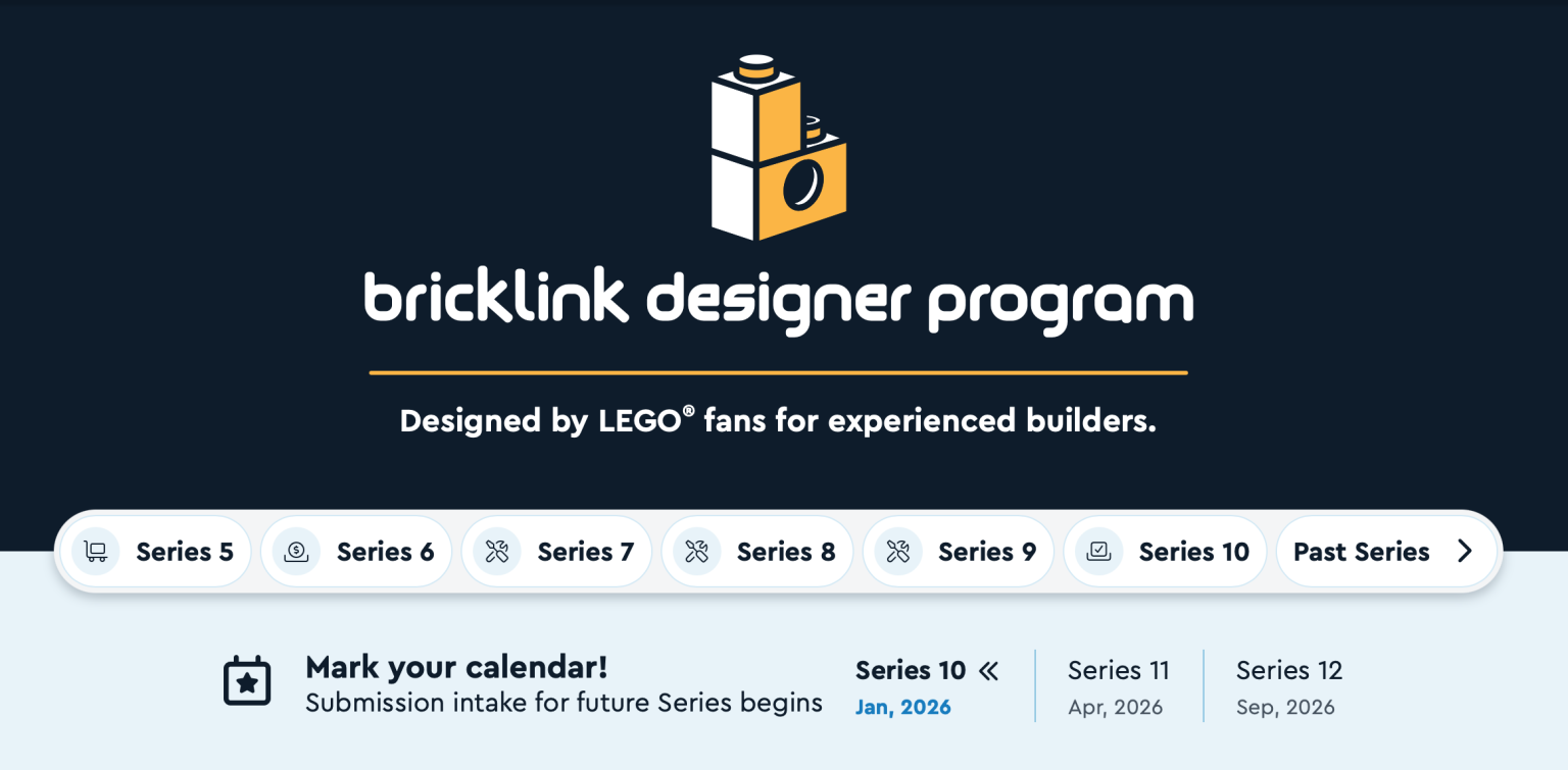 LEGO BrickLink Designer Program Series 10 sets a new record