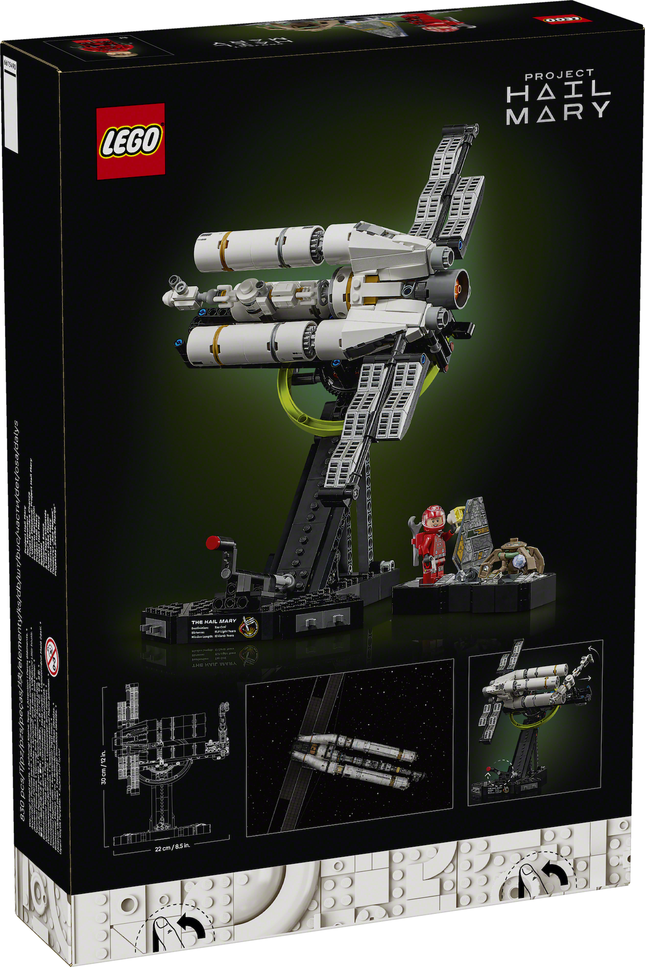 L'histoire et les personnages ont façonné le set LEGO Project Hail Mary.