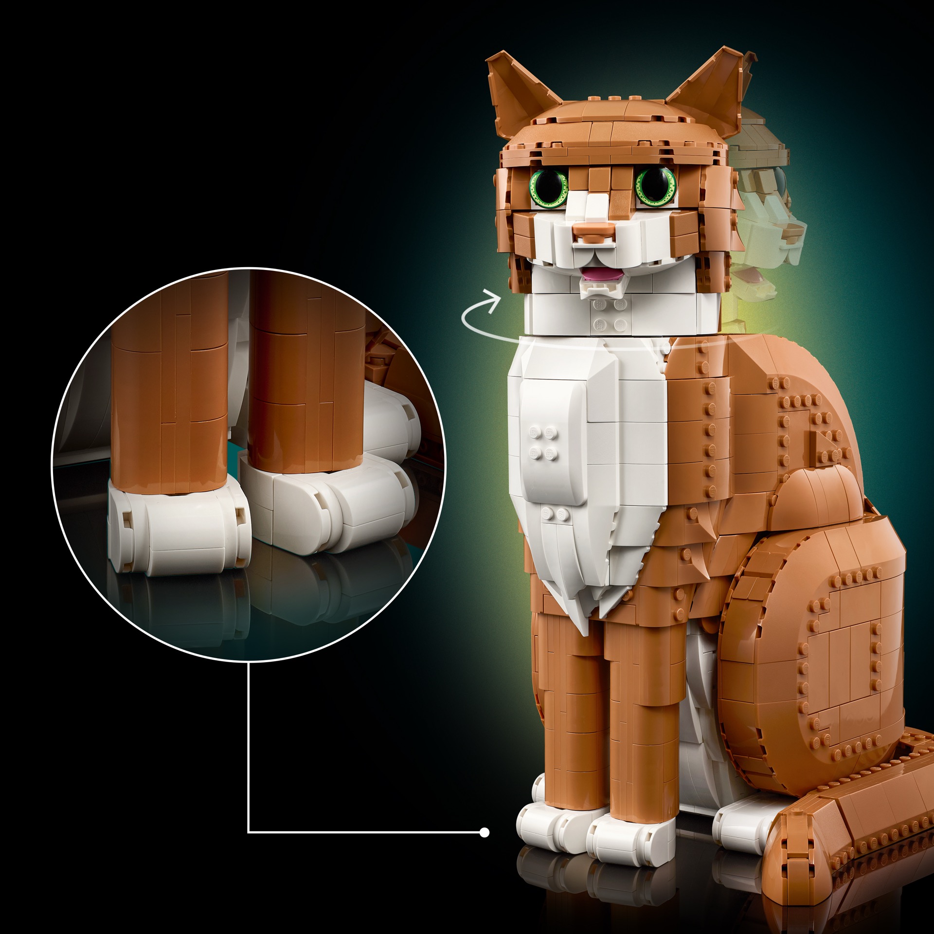 LEGO Ideas 21376 Orange Cat officially unveiled