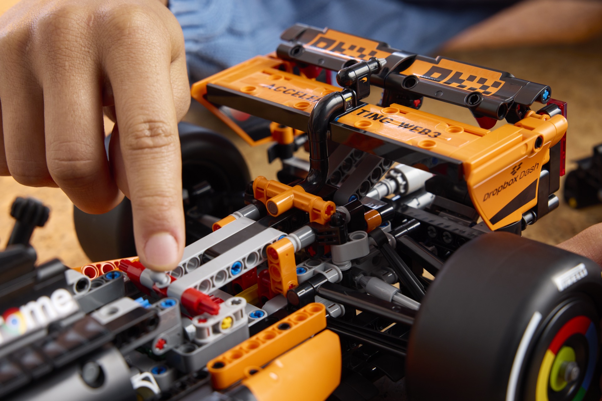 LEGO Technic sends Formula 1's DRS off with a bang