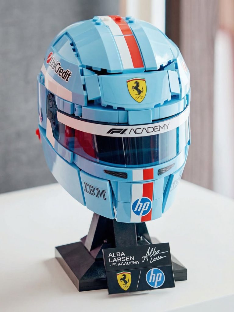 LEGO F1 helmet blurs the line between reality and AI