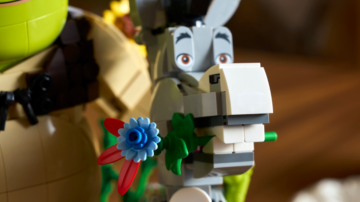 Découvrez les œufs de Pâques LEGO Shrek, l'Âne et le Chat Potté