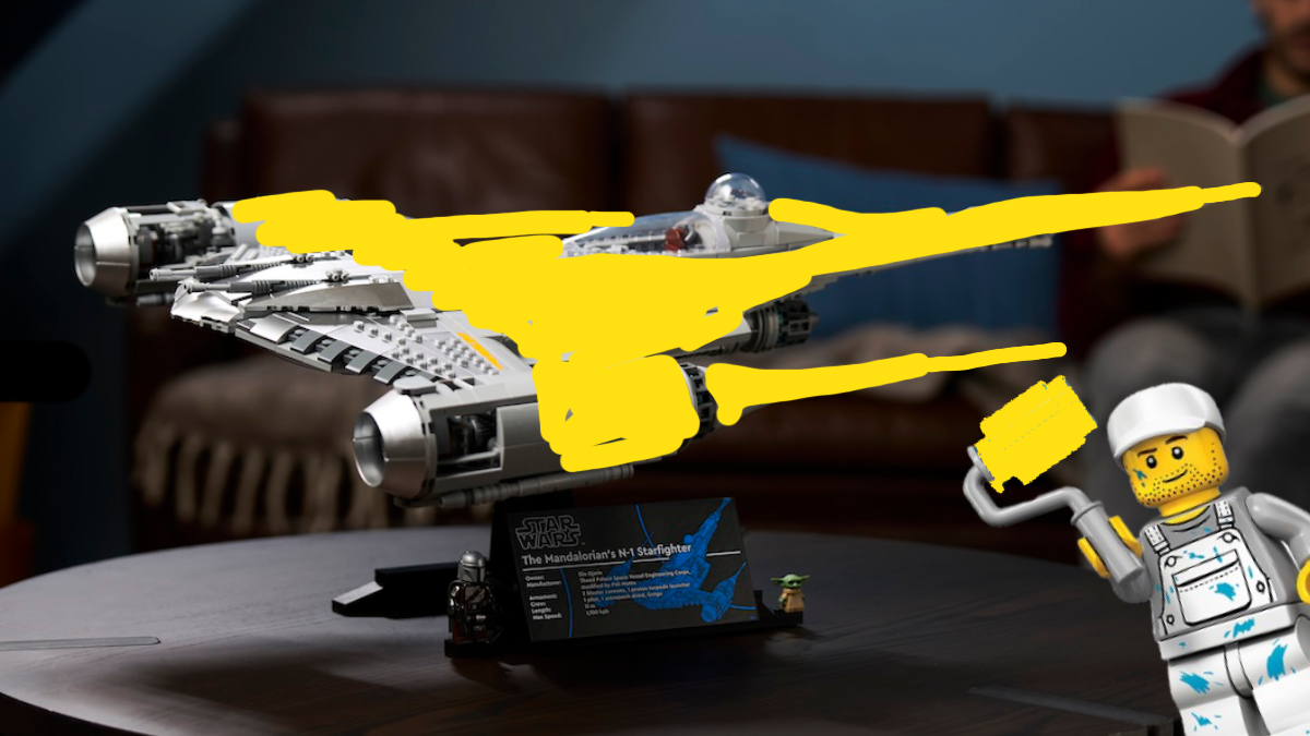 The LEGO Star Wars community really wishes the UCS N-1 was yellow ...