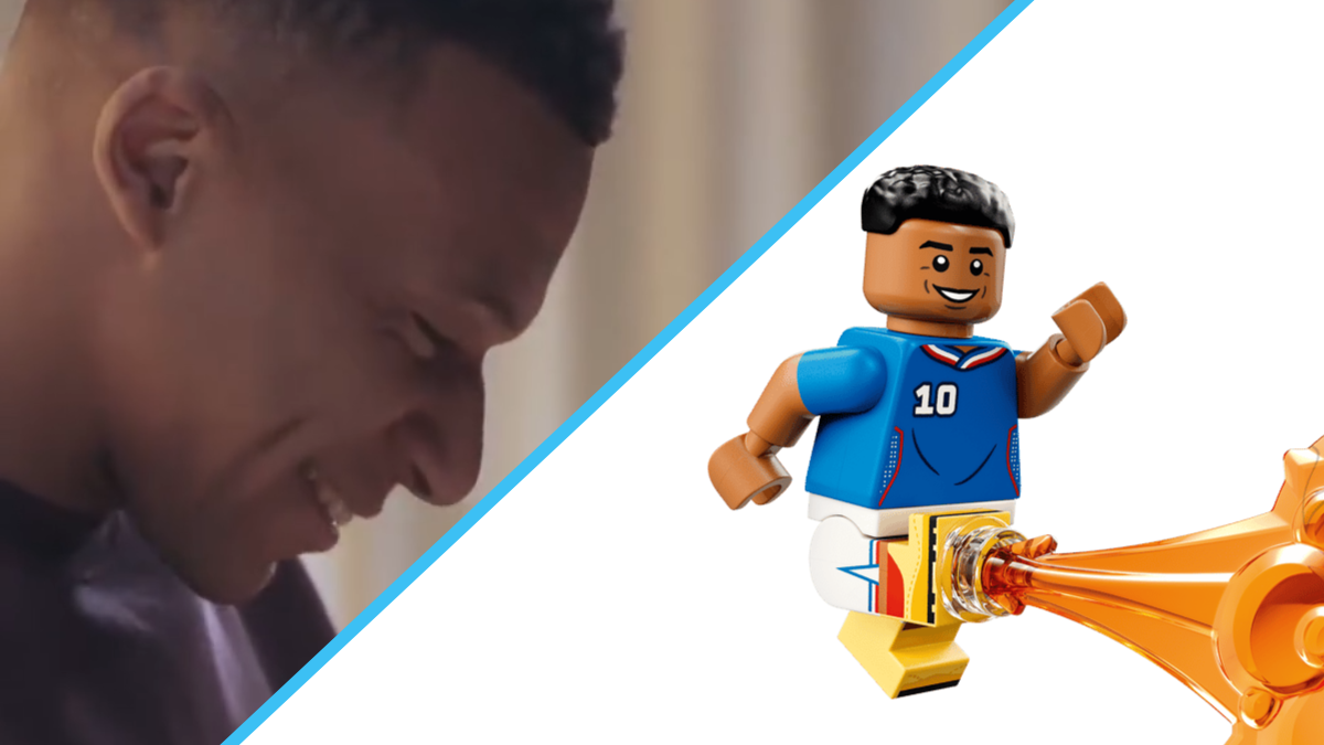 Mbappé meets LEGO Mbappé in new Editions video - Brick Fanatics