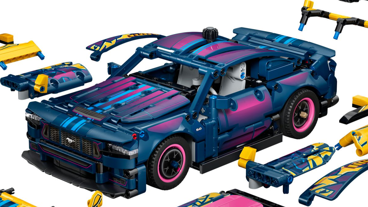 LEGO Technic Custom Garage Ford Mustang revealed - Brick Fanatics