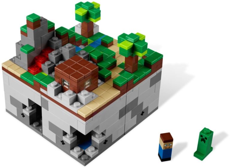 Every LEGO Minecraft Micro World set so far