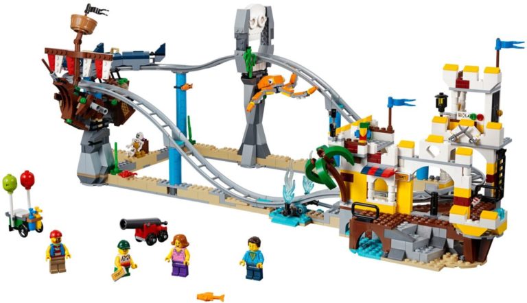 Every official LEGO roller coaster model ever made