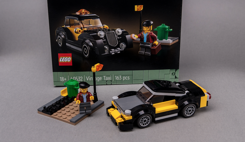 Alternate building instructions for LEGO 40532 Vintage Taxi