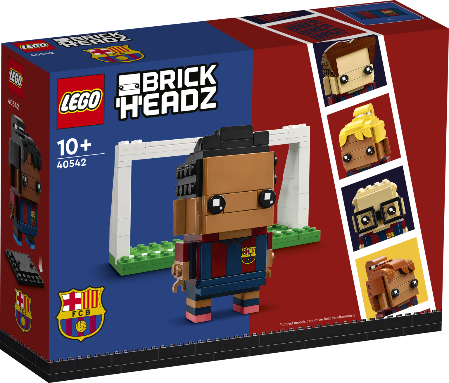 LEGO BrickHeadz 40542 FC Barcelona Go Brick Me revealed