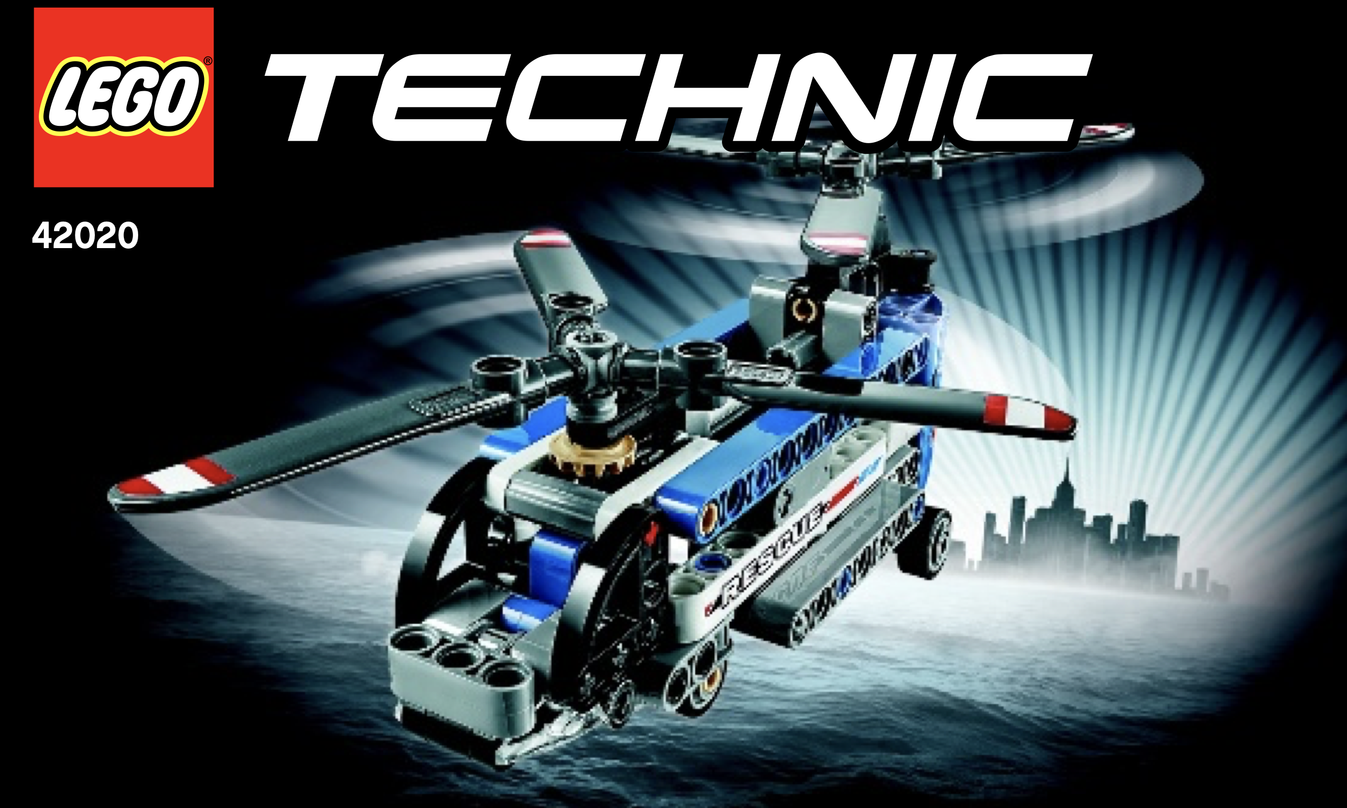 A brief look at LEGO Technic helicopters through the years