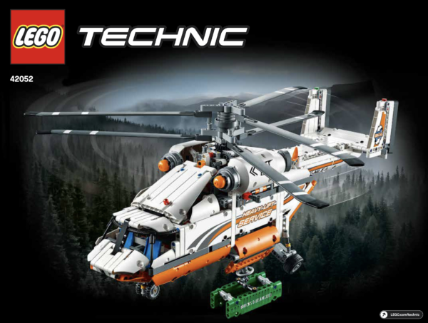 A brief look at LEGO Technic helicopters through the years