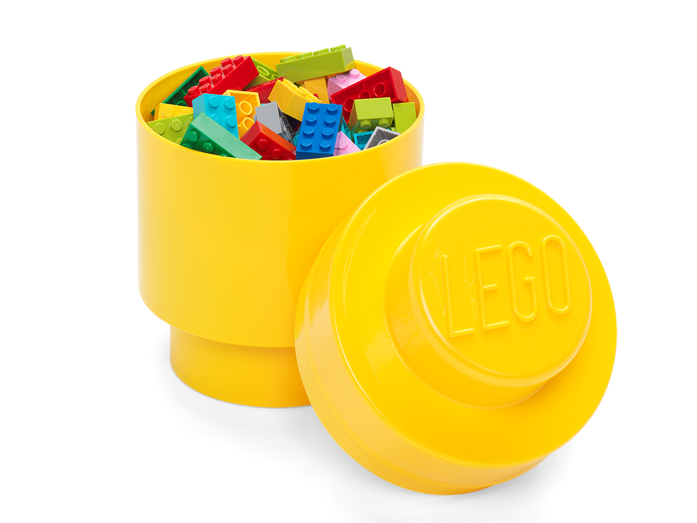 5006999 1-Stud Round Storage Brick Yellow LEGO Set, Deals & Reviews