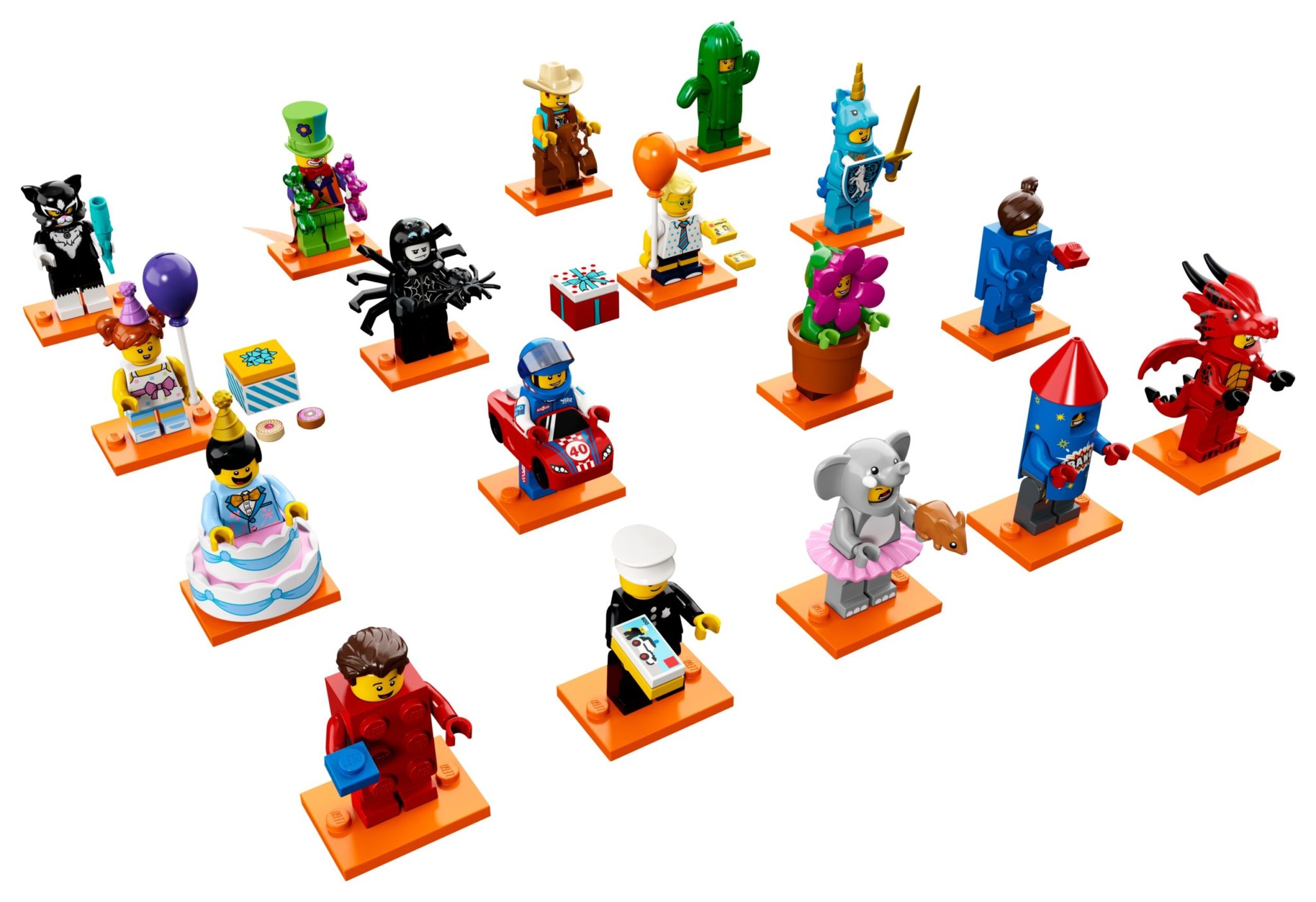 Every original, themed LEGO minifigure series to date