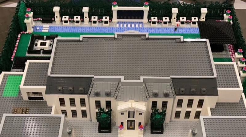 Drake the rapper has revealed a huge LEGO replica of his mansion